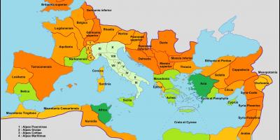 Roma arată hartă - Hărți Roma (Lazio - Italia)